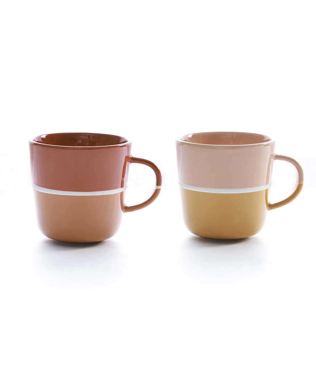 Brew Mugs Canyon/Clay - Set of 2 | M.M Linen